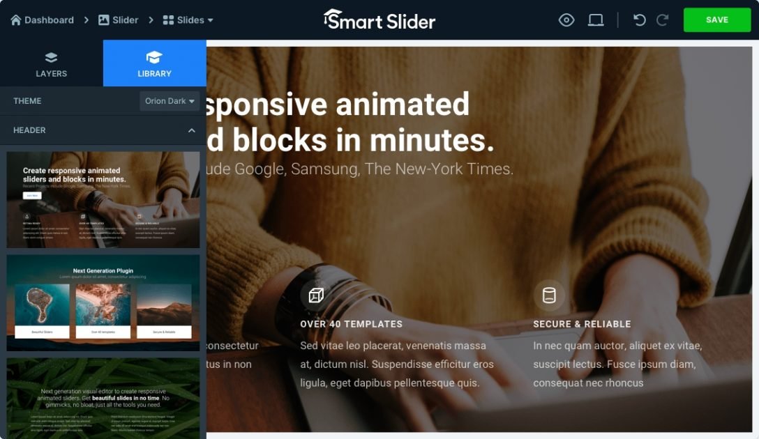 Top 10 Features of Smart Slider 3 Pro
