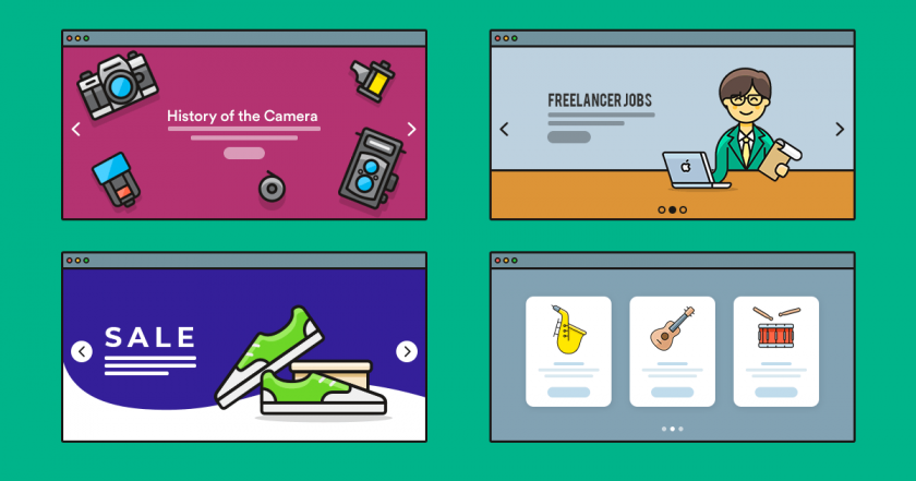 10+ Inspiring Slider Examples for Your Next Website