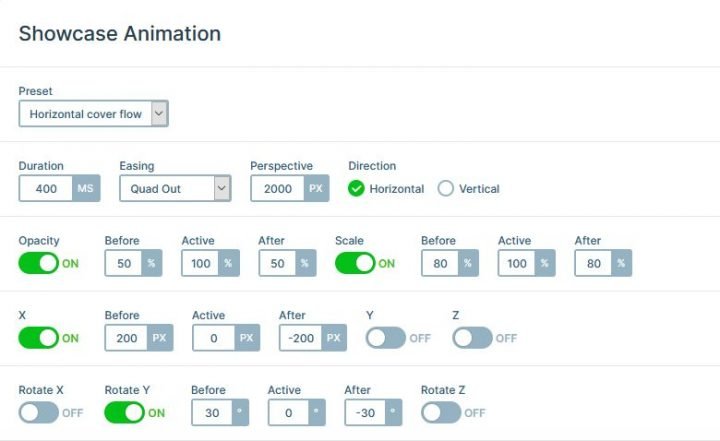 Cover Flow Smart Slider 3 Wordpress Plugin