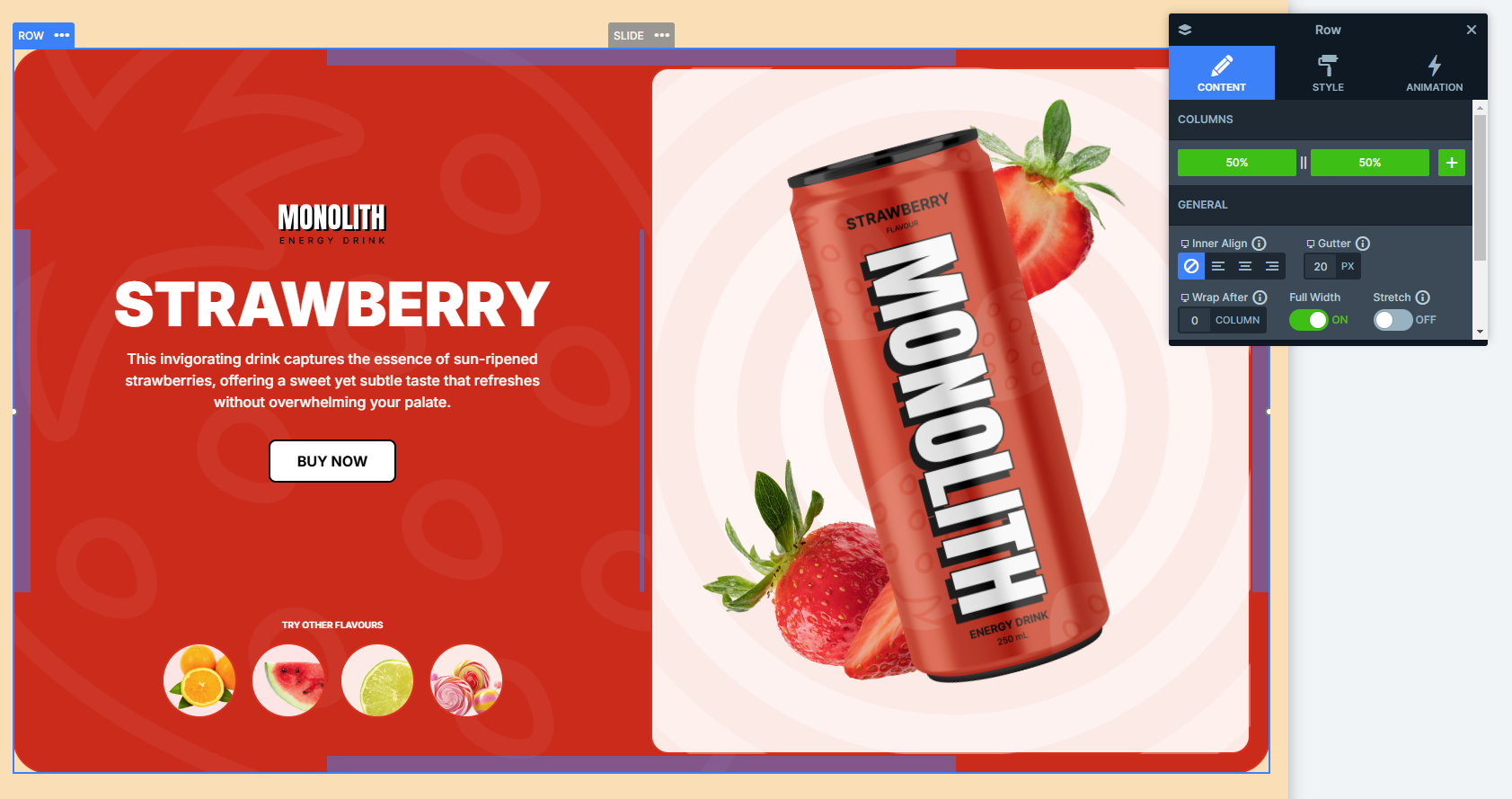 Monolith Energy — Smart Slider 3 — WordPress Plugin
